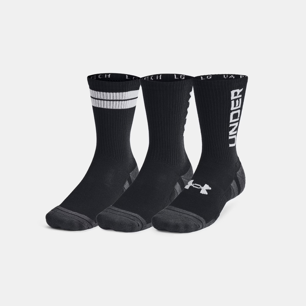 Unisex UA Performance Tech Crew Socks 3-Pack - MB Performance Golf
